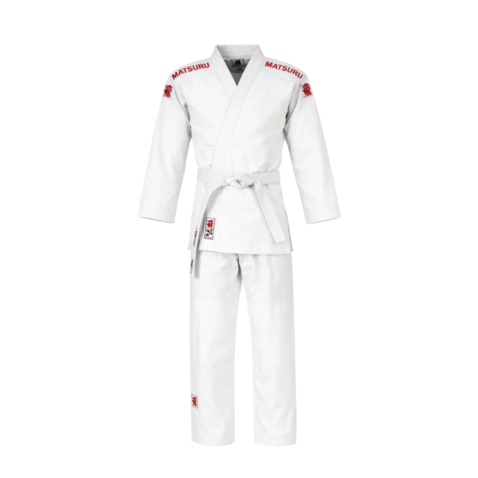 Matsuru Juvo recreatie judopak met roze schouderbadges – Ippontime